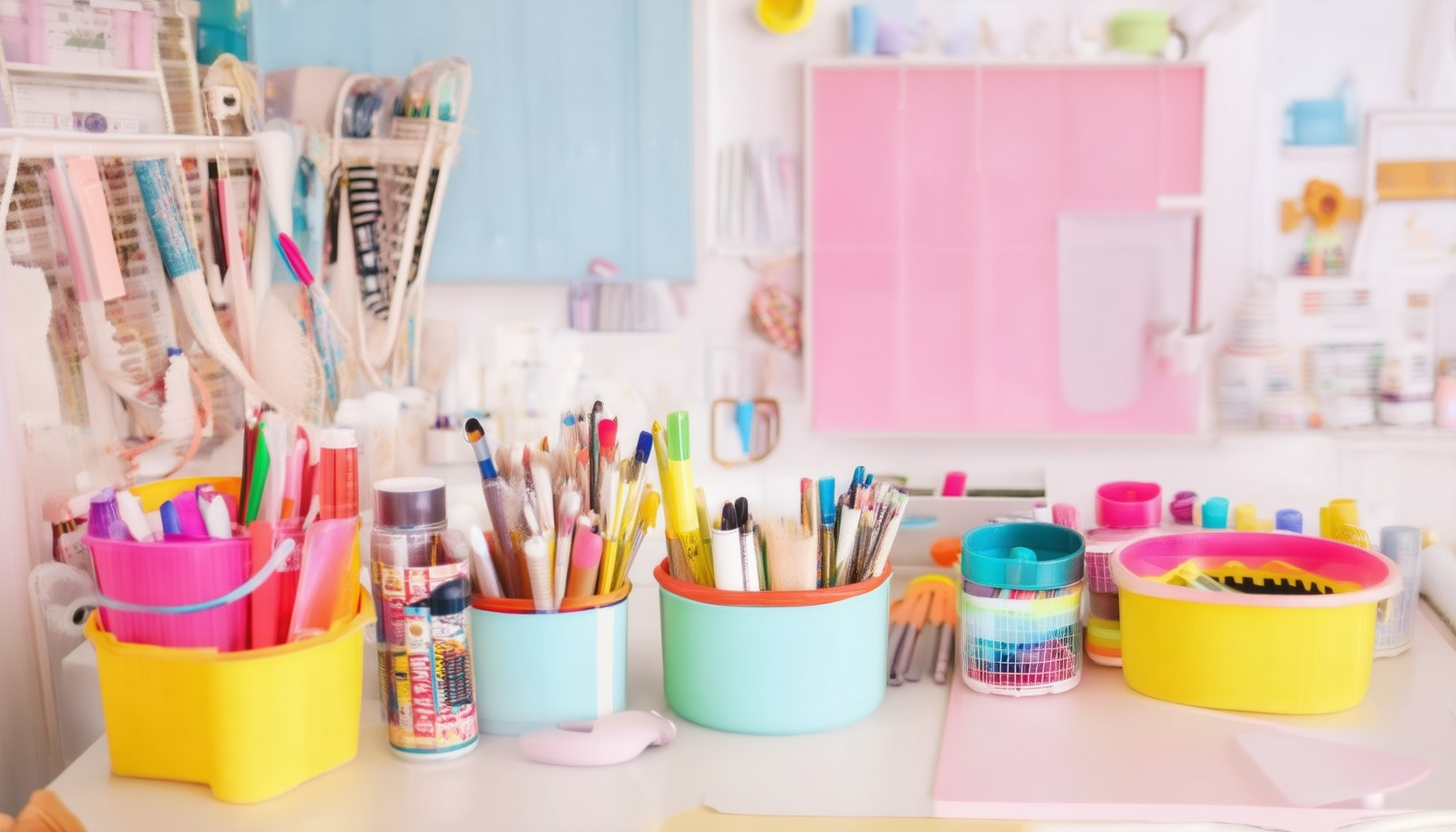 How to Create a Functional and Fun Kids Craft Room Setup - Find Ideas ...